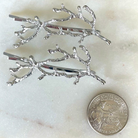 Anthropologie | Jewelry | Anthropologie 2 Twig Hair Pins Clip | Poshmark